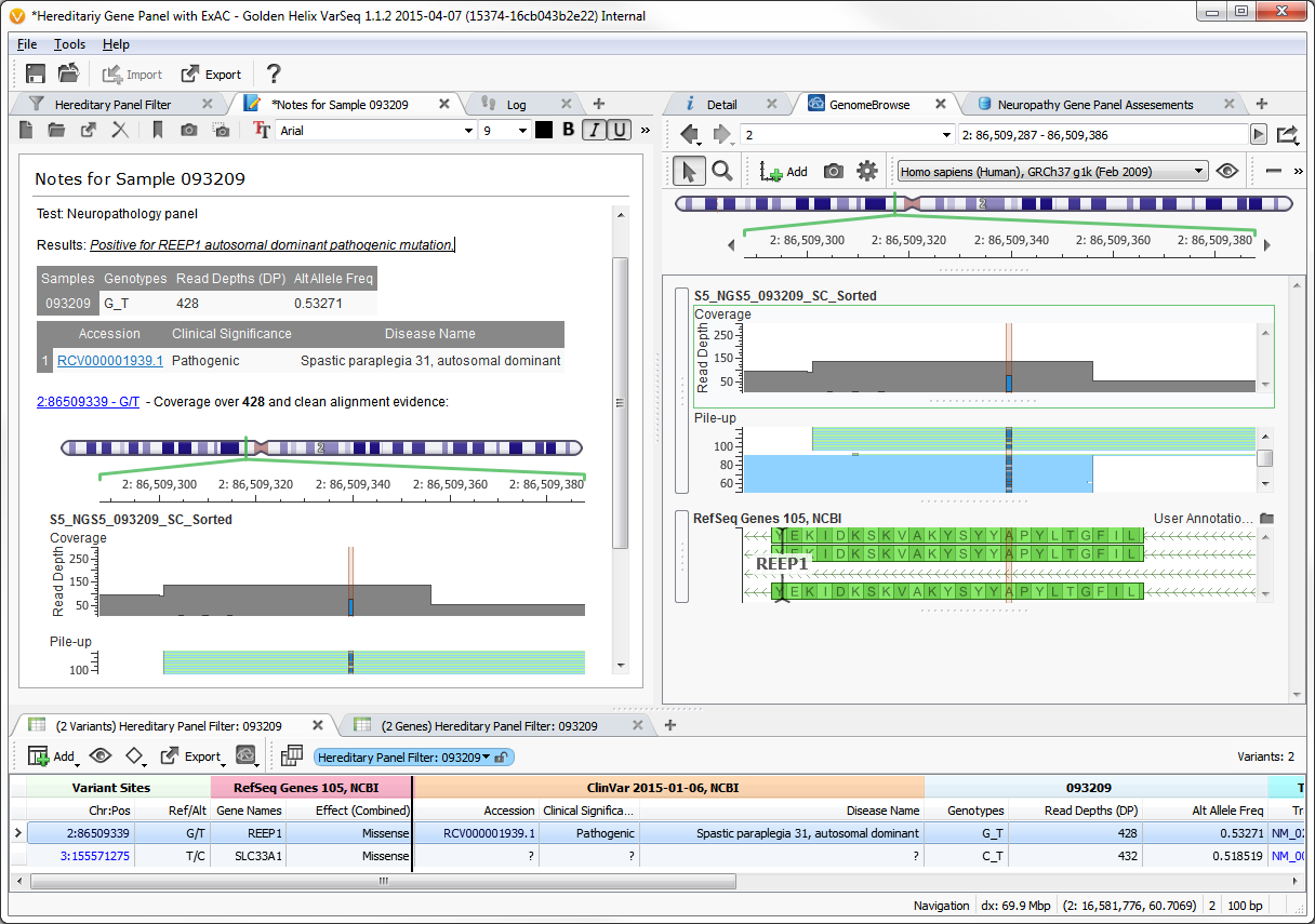 Making Varseq Ready For Clinical Workflows In Unique Labs