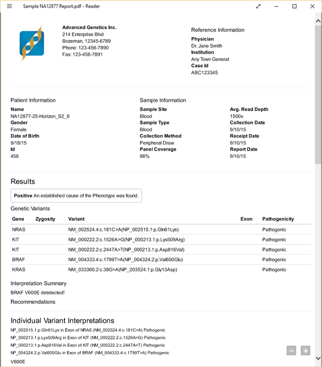 Clinical Reporting comes to VarSeq - The Golden Helix Blog