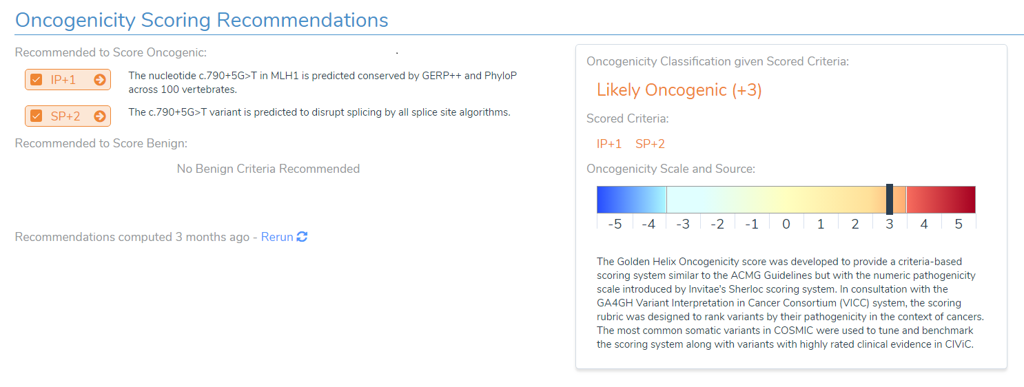 Oncogenicity Scoring in VSClinical - The Golden Helix Blog