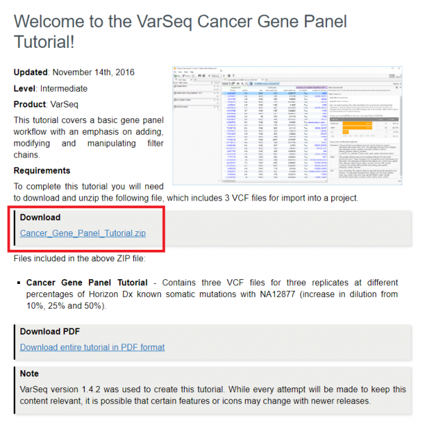 VarSeq Cancer Gene Panel Tutorial - The Golden Helix Blog