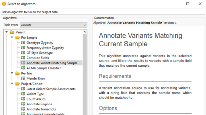 New Algorithm: Variants Matching Current Sample - The Golden Helix Blog