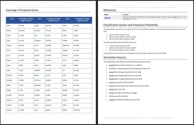 New VSClinical ACMG Word Report Templates - The Golden Helix Blog