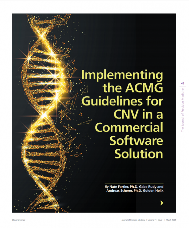 Featured in The Journal of Precision Medicine: Golden Helix