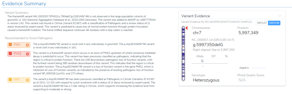 CADD in NGS Workflow: Considerations for Variant Analysis