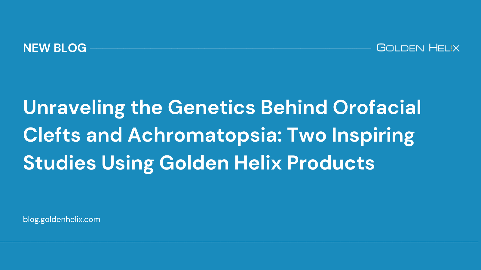 Two Inspiring Studies Using Golden Helix Products