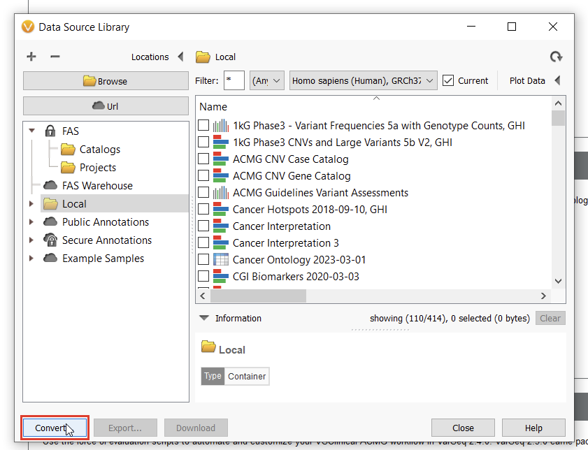 How to Bring Existing Variant Catalogs into VarSeq