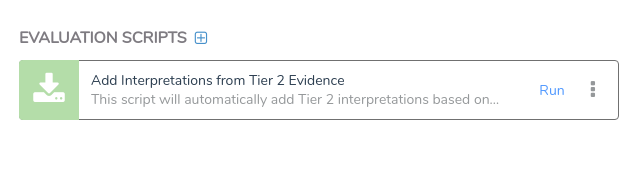 Using Evaluation Scripts in Your AMP Workflow