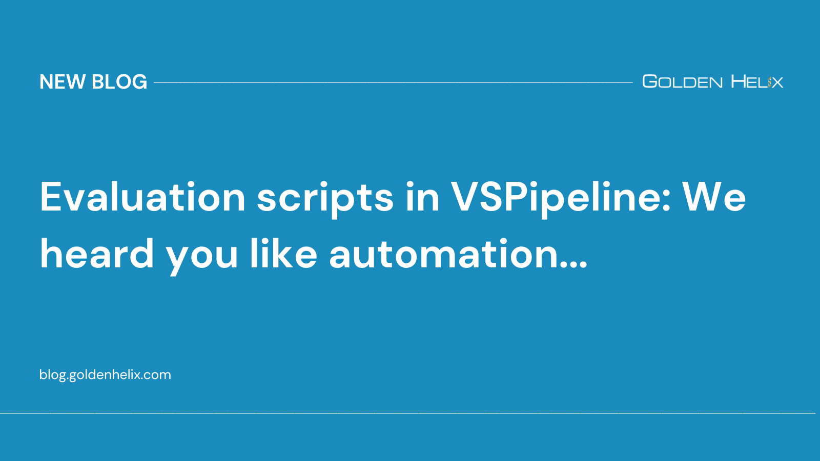 Evaluation scripts in VSPipeline: We heard you like automation...
