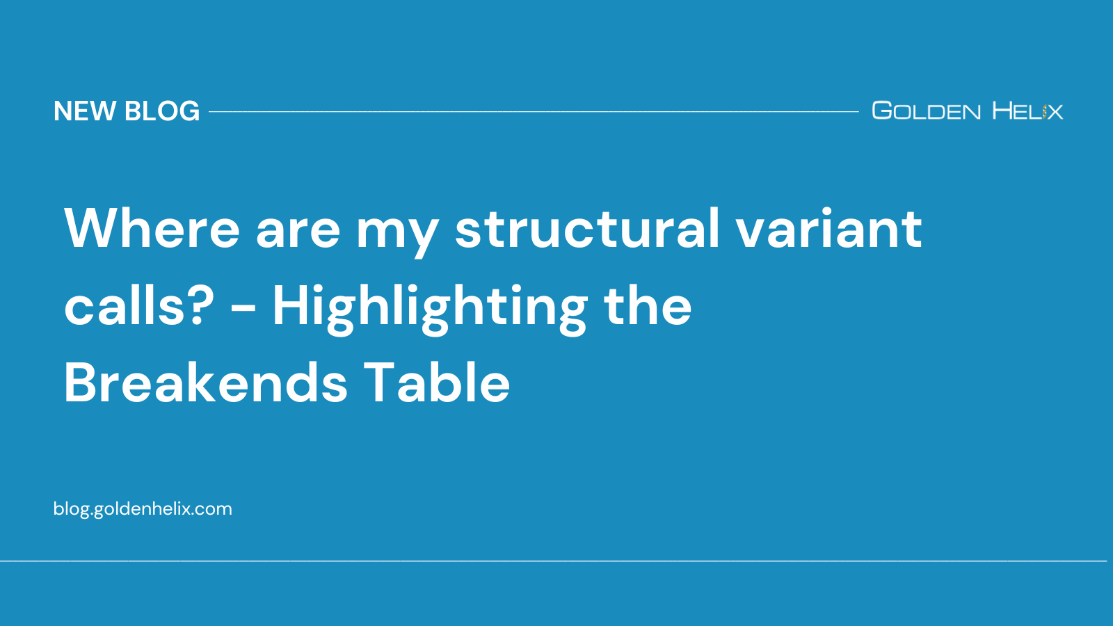 Highlighting the Breakends Table in VarSeq-CNV