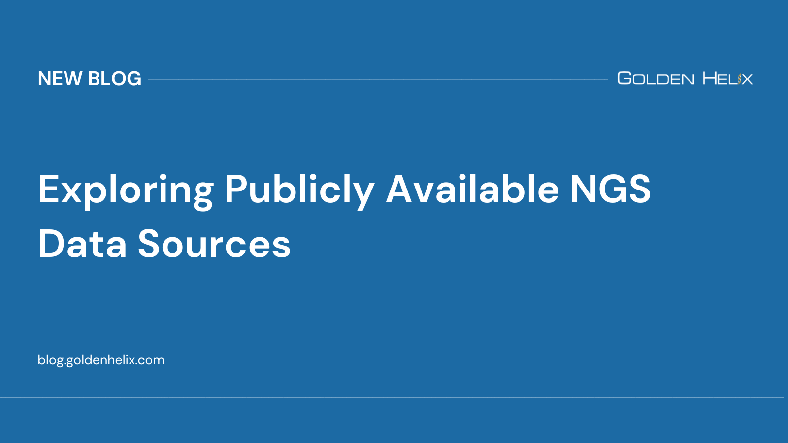 Reviewing Publicly Available NGS Datasets