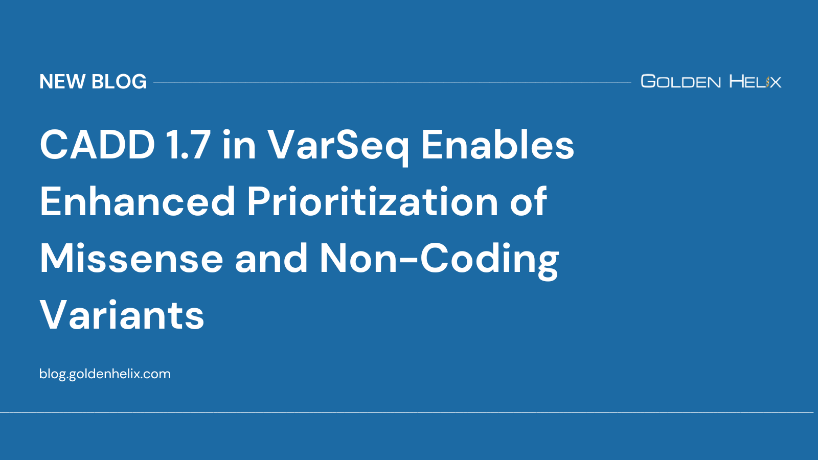 CADD 1.7 in VarSeq